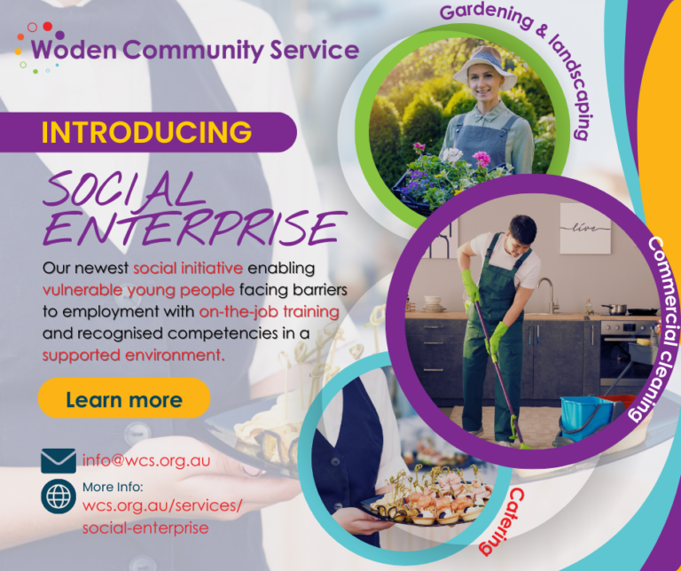 Woden Community Service launches Social Enterprise services - Woden ...