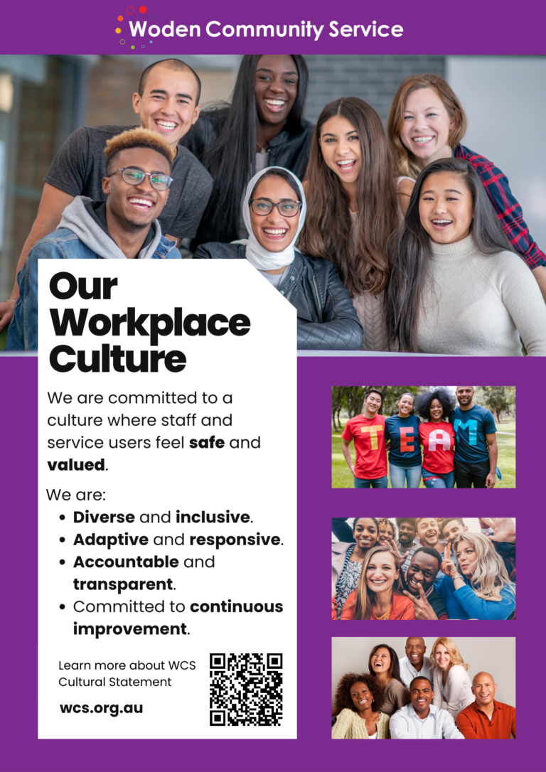 Our Vision, Purpose and Values - Woden Community Service