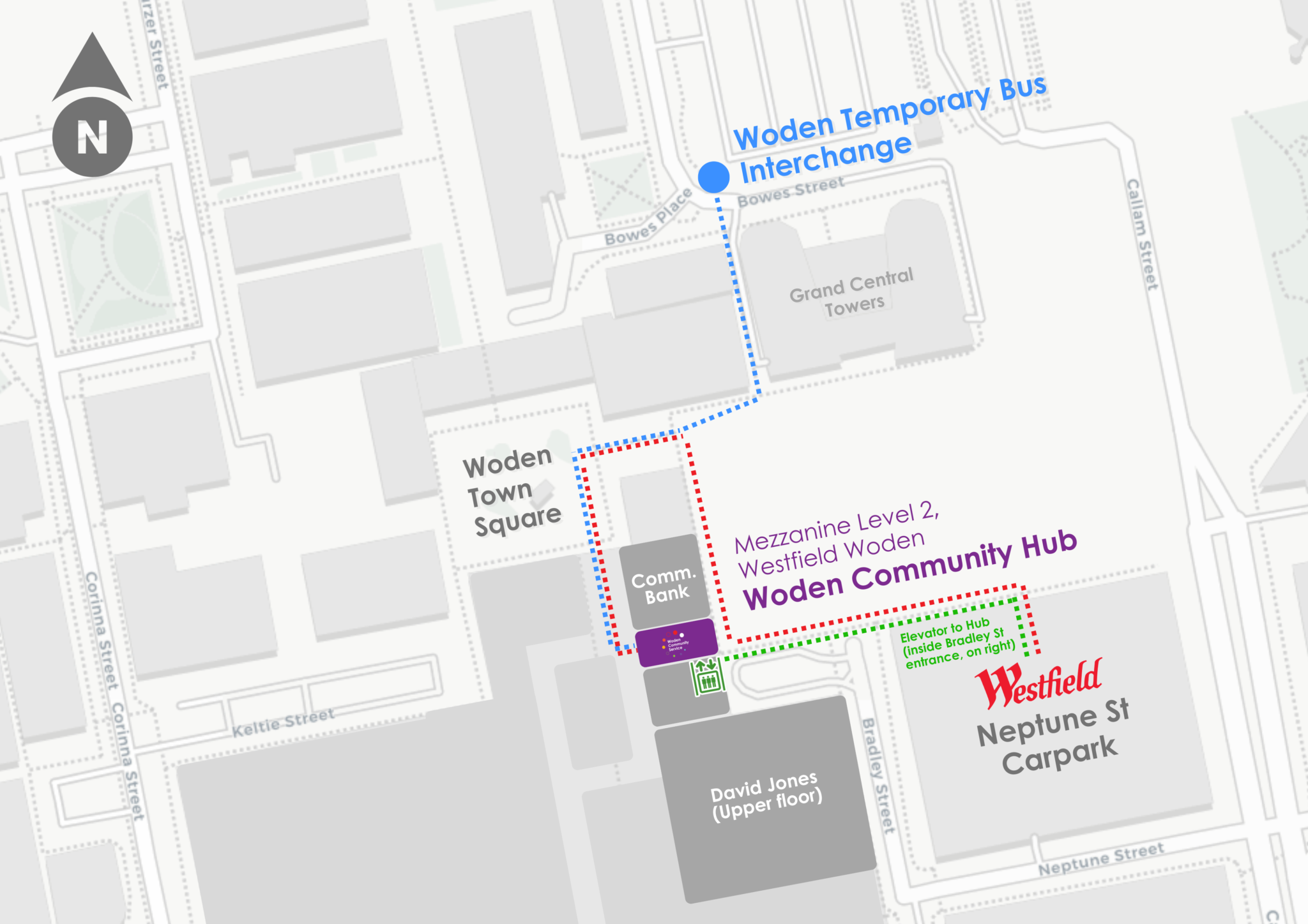 Location maps - Woden Community Service
