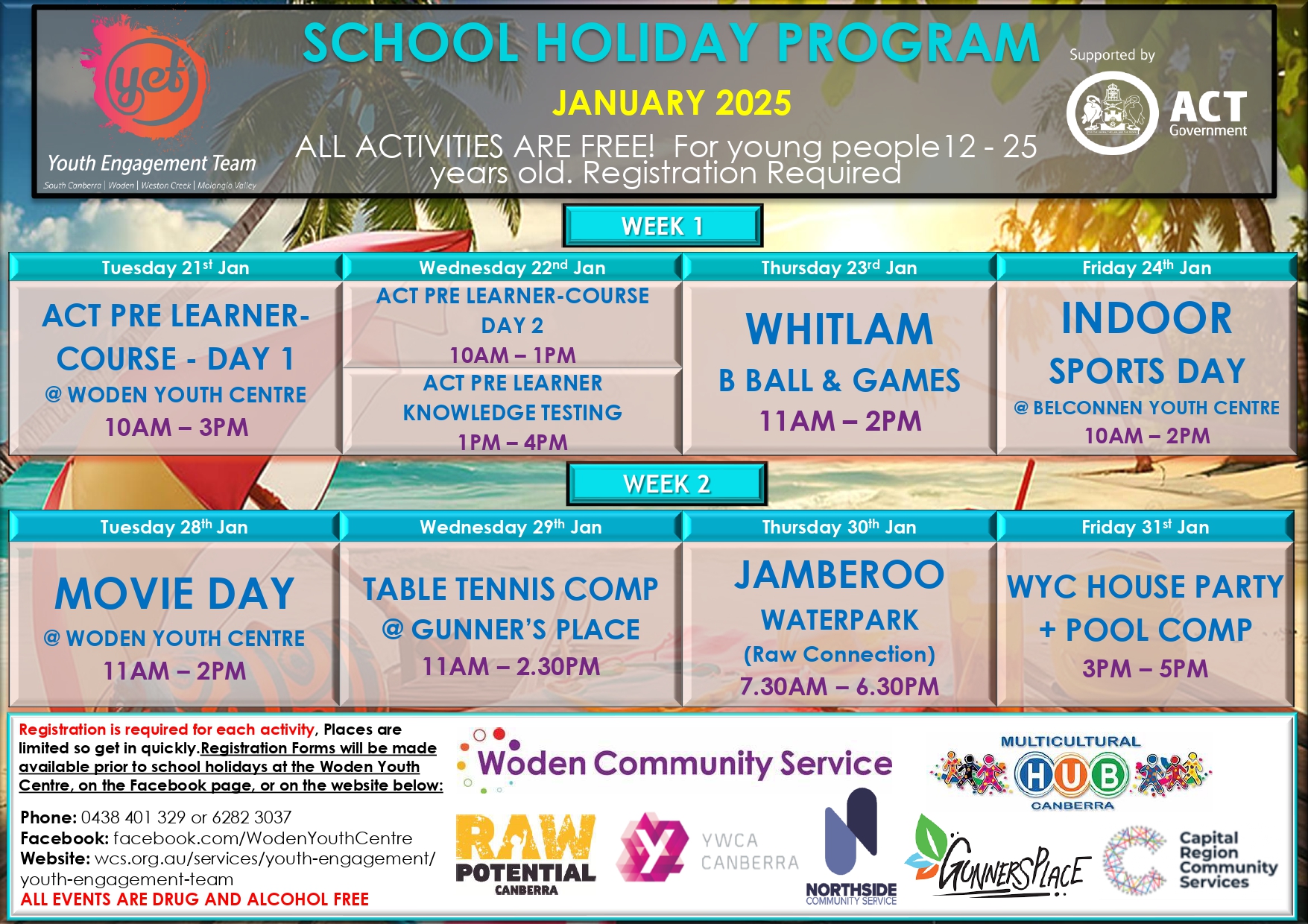 School Holiday Program - Youth Engagement Team